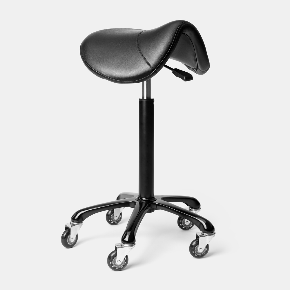 Royal Black sadelstol med inlineshjul | Gocciani